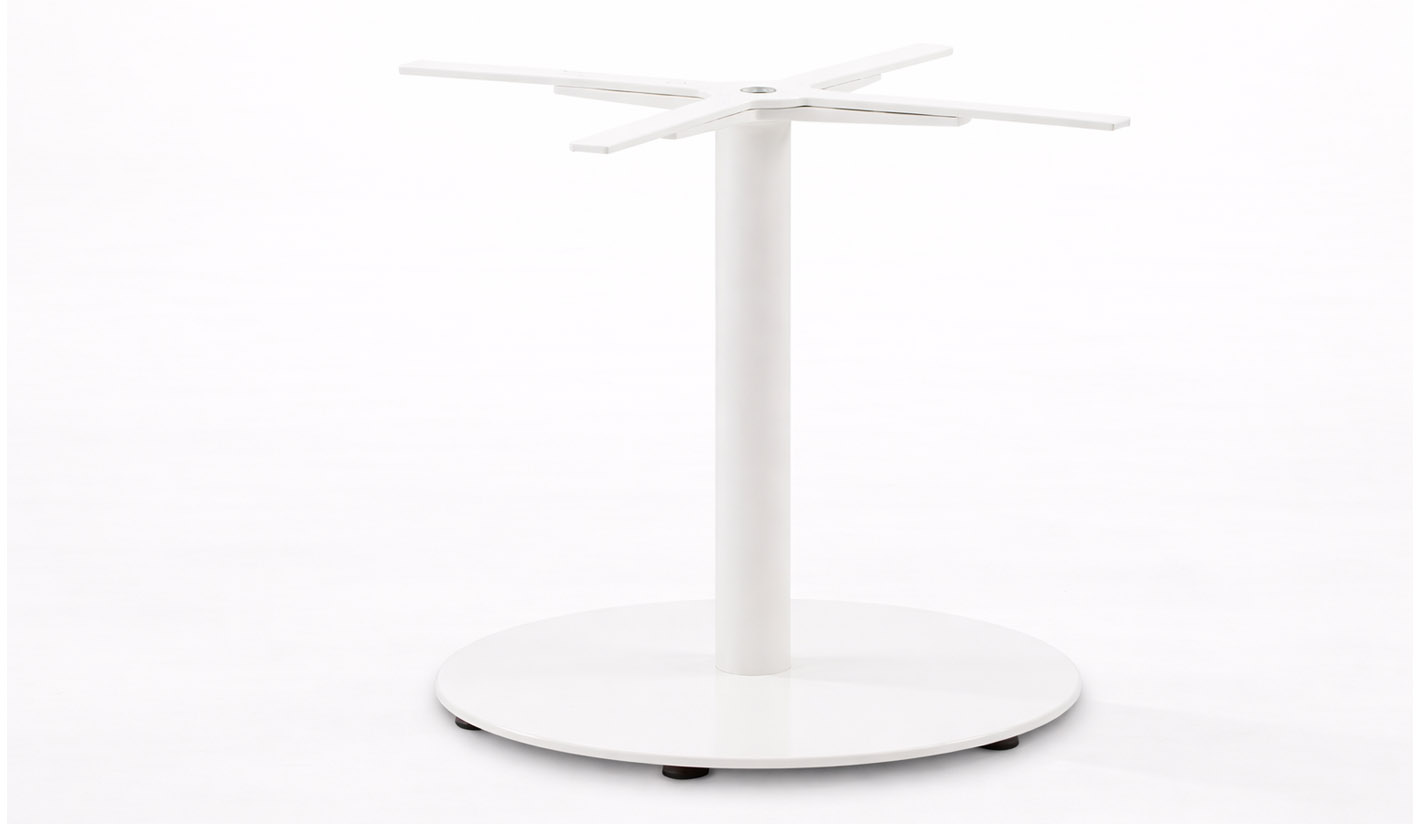 Base de aluminio redonda en varios colores